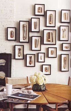 Modern Wall Displays of Collections - The Decorologist