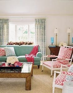 Another Example of Red + Turquoise - The Decorologist