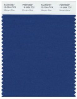 Pantone 2013 Top Color for Fashion - Monaco Blue - The Decorologist