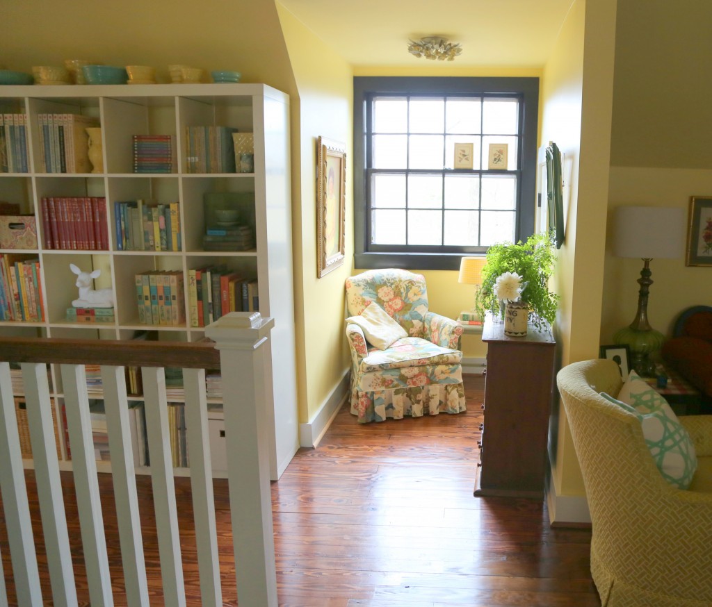 Making a Library Nook Out of a Storage Space