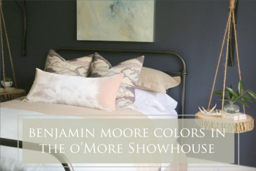 Benjamin Moore Paint Colors in the 2016 O'More Designer Showhouse - The ...