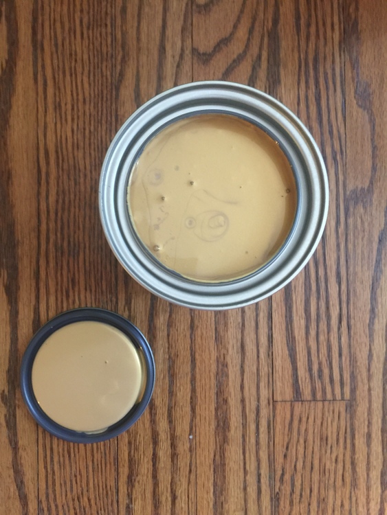 Testing Benjamin Moore's New Gold Metallic Paint - The Decorologist